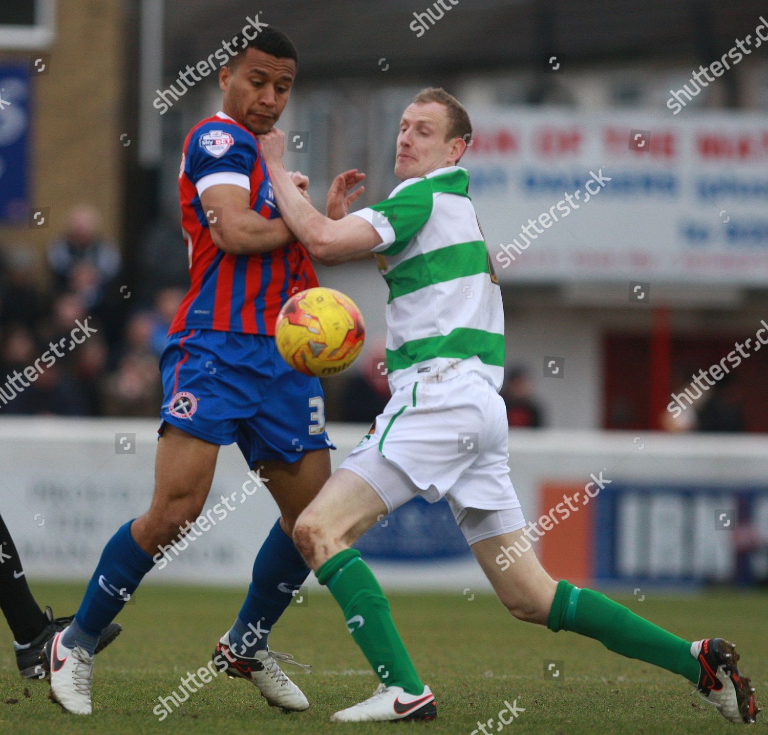 Dagenham Defender Joe Widdowson Yeovil Town Editorial Stock Photo ...