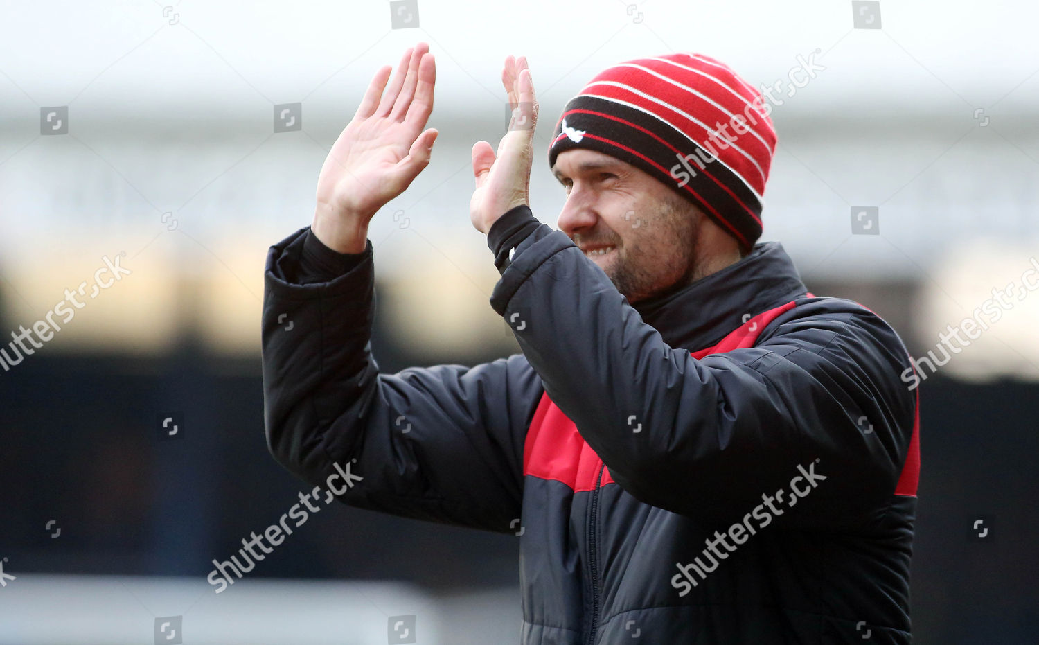 Swindon Town Manager Luke Williams Celebrates Editorial Stock Photo ...