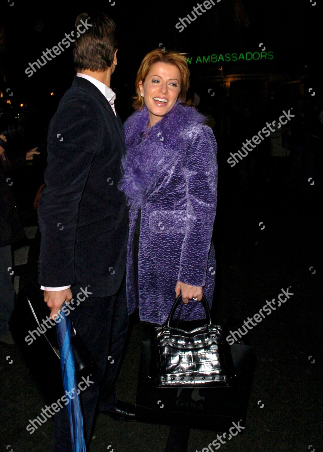 Justin Bower Natasha Kaplinsky Editorial Stock Photo - Stock Image ...