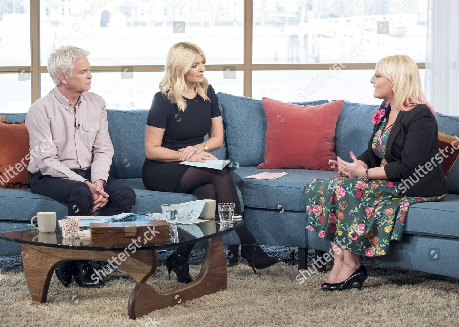 Phillip Schofield Holly Willoughby Michelle Priestley Editorial Stock ...