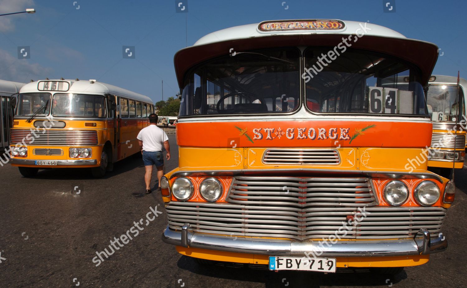 Old Style Buses Still Main Form Editorial Stock Photo - Stock Image ...