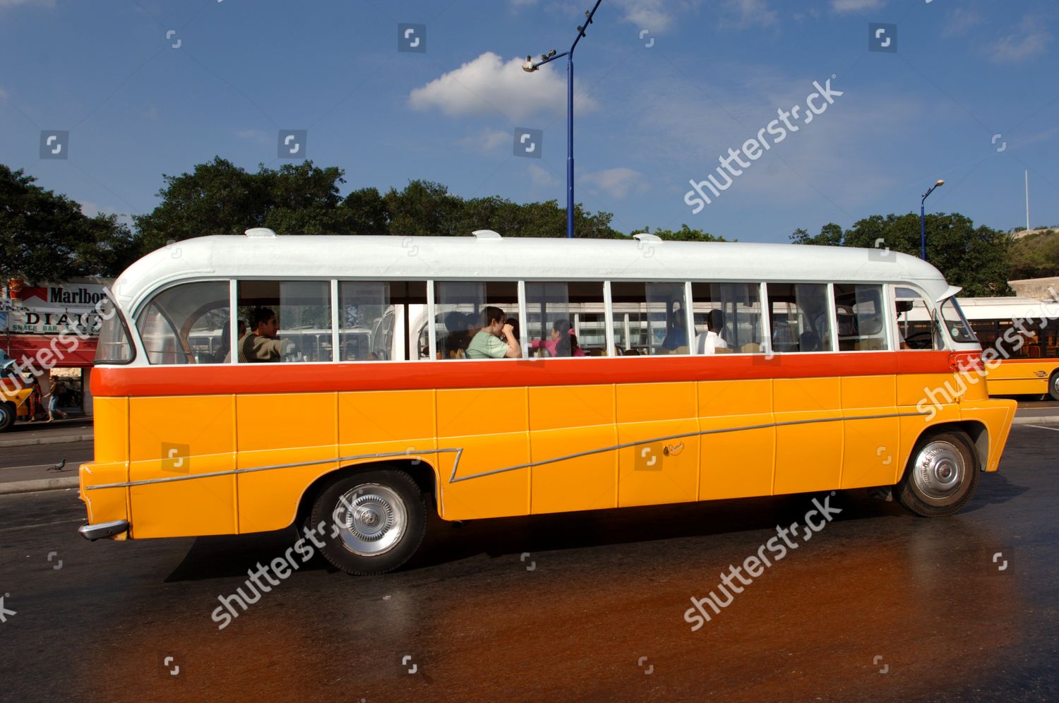 Old Style Buses Still Main Form Editorial Stock Photo - Stock Image ...