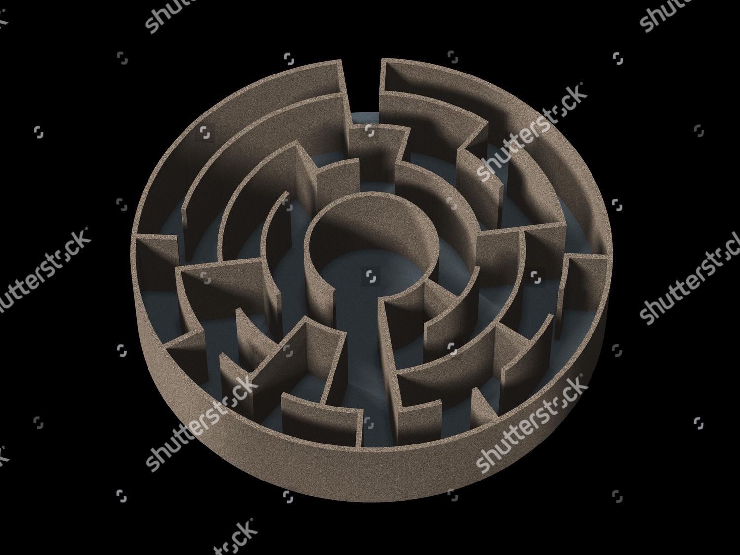 Circular Labyrinth Editorial Stock Photo - Stock Image | Shutterstock