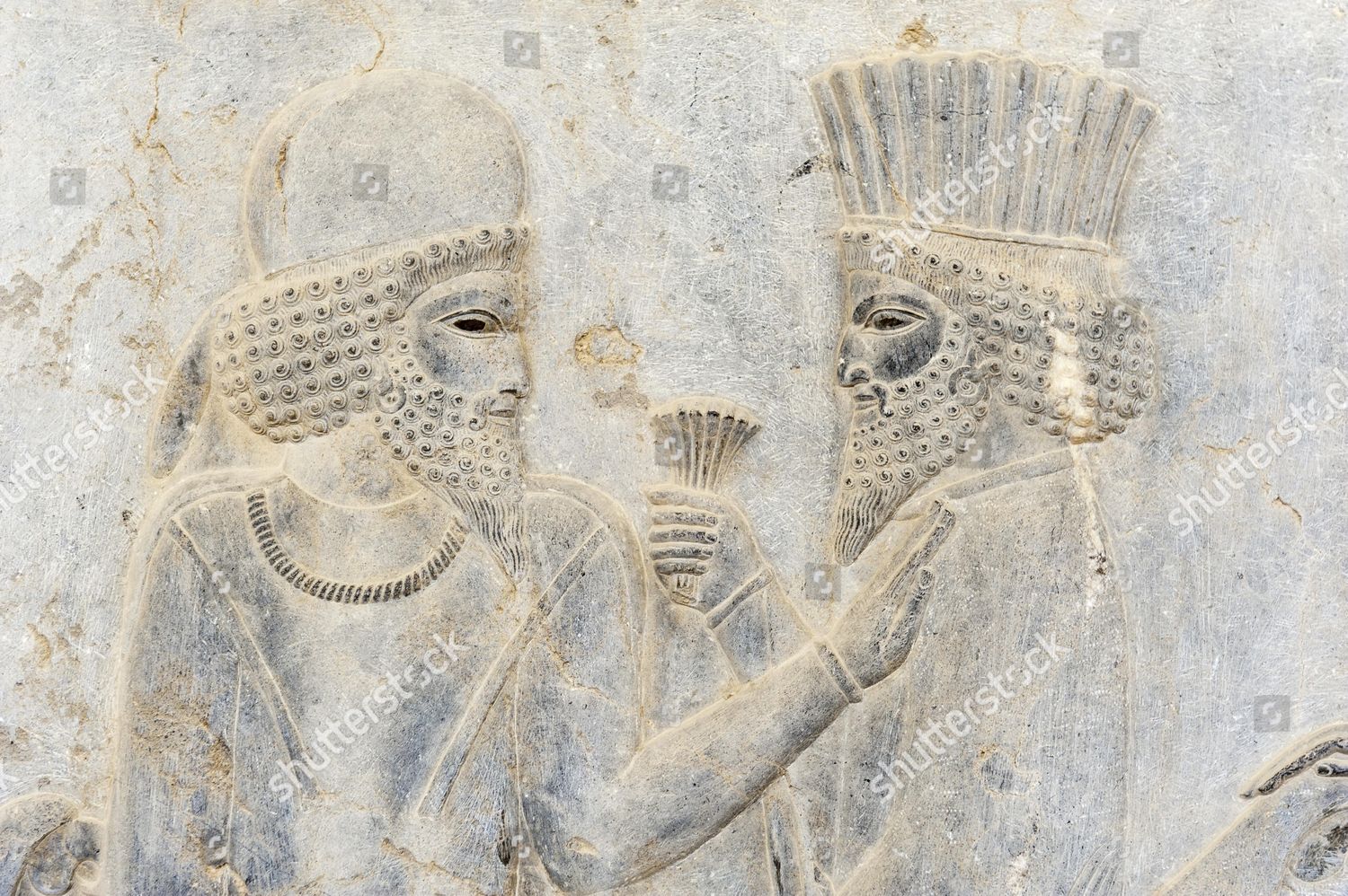 Ancient Relief Achaemenids Medes Persians Apadana Editorial Stock Photo ...
