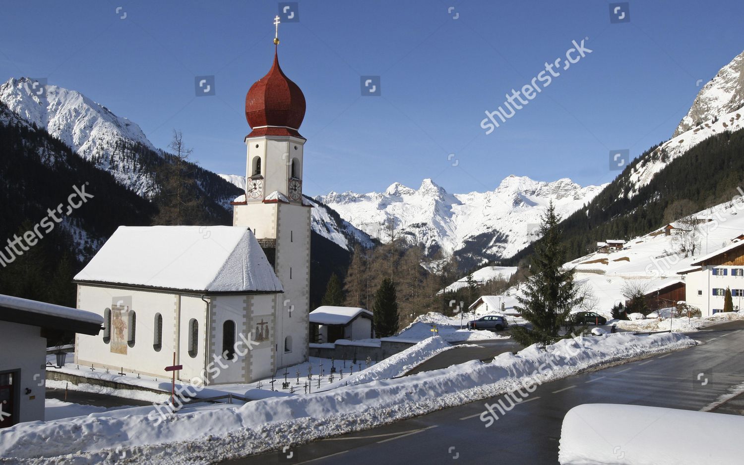 Pilgrimage Church Maria Schnee Winter Lech Editorial Stock Photo ...