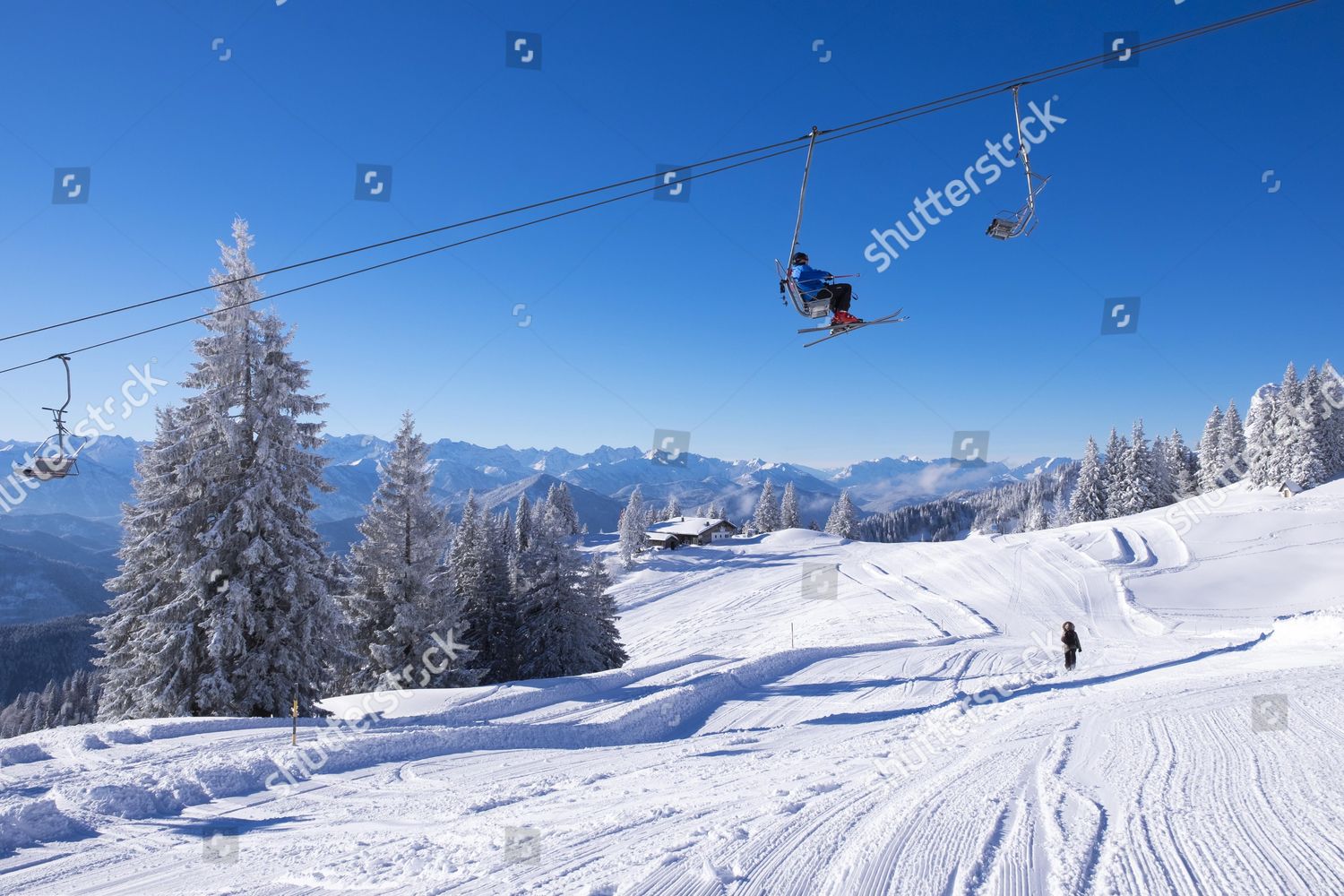 Finstermuenz Chairlift Mountain Hut Toelzer Huette Editorial Stock ...