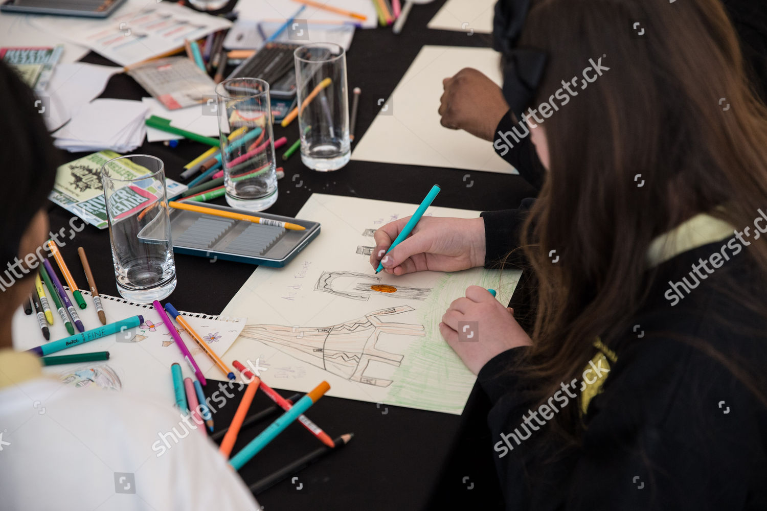 Children Charlton Manor Primary School Drawing Editorial Stock Photo ...