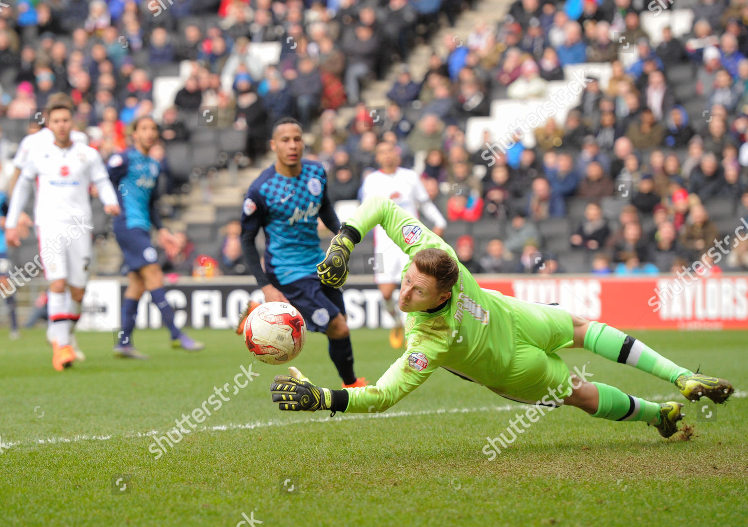 Mk Dons Goalkeeper David Martin Watches Editorial Stock Photo - Stock ...