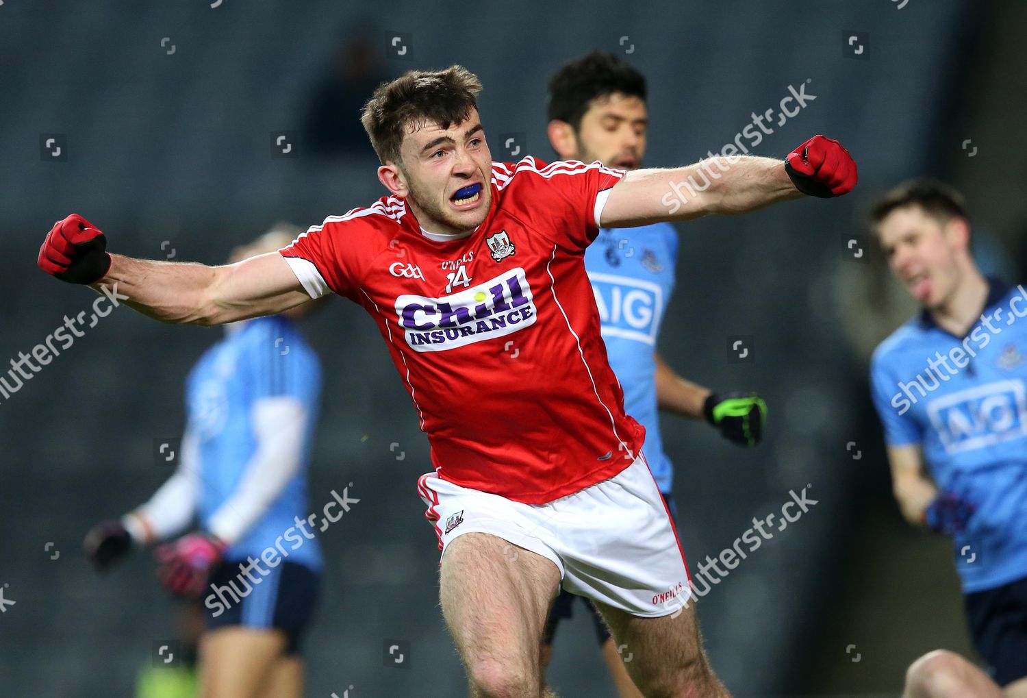 Corks Peter Kelleher Celebrates Scoring Their Editorial Stock Photo ...
