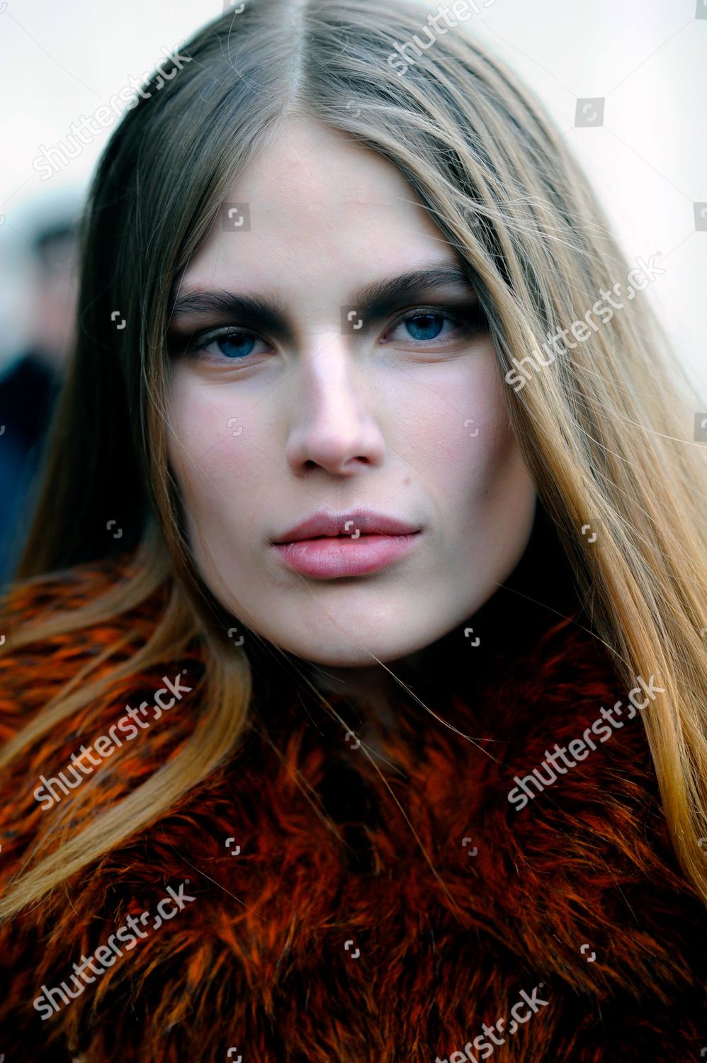 Adela Stenberg After Ann Demeulemeester Show Editorial Stock Photo ...