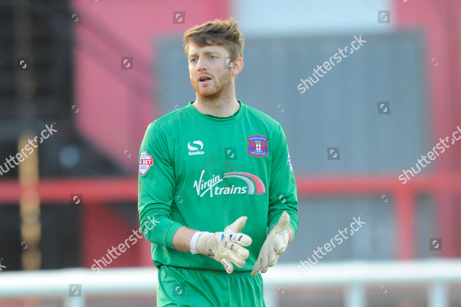 Carlisle Utd Goalkeeper Mark Gillespie During Editorial Stock Photo ...