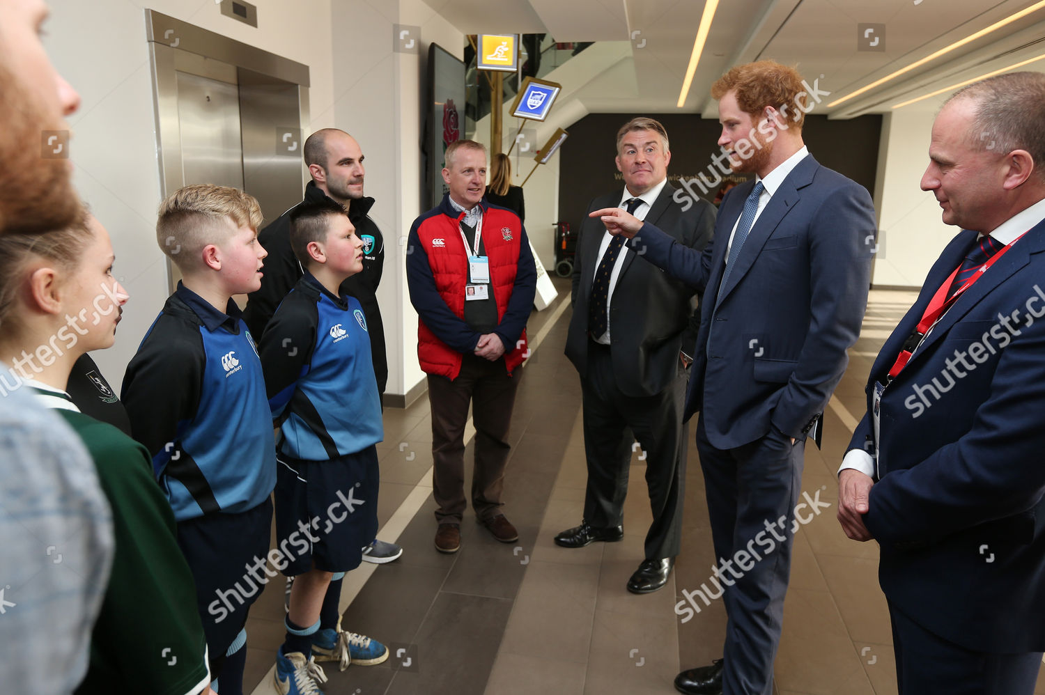 Rfu Vice Patron Prince Harry Meets Editorial Stock Photo - Stock Image ...