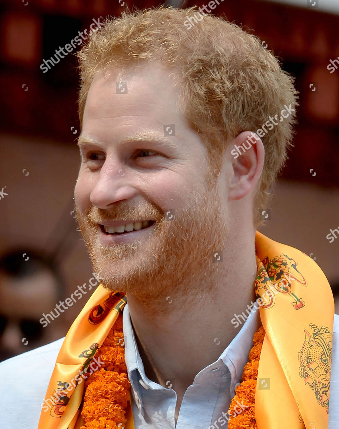 Prince Harry Visits Golden Temple Kathmandu Editorial Stock Photo ...