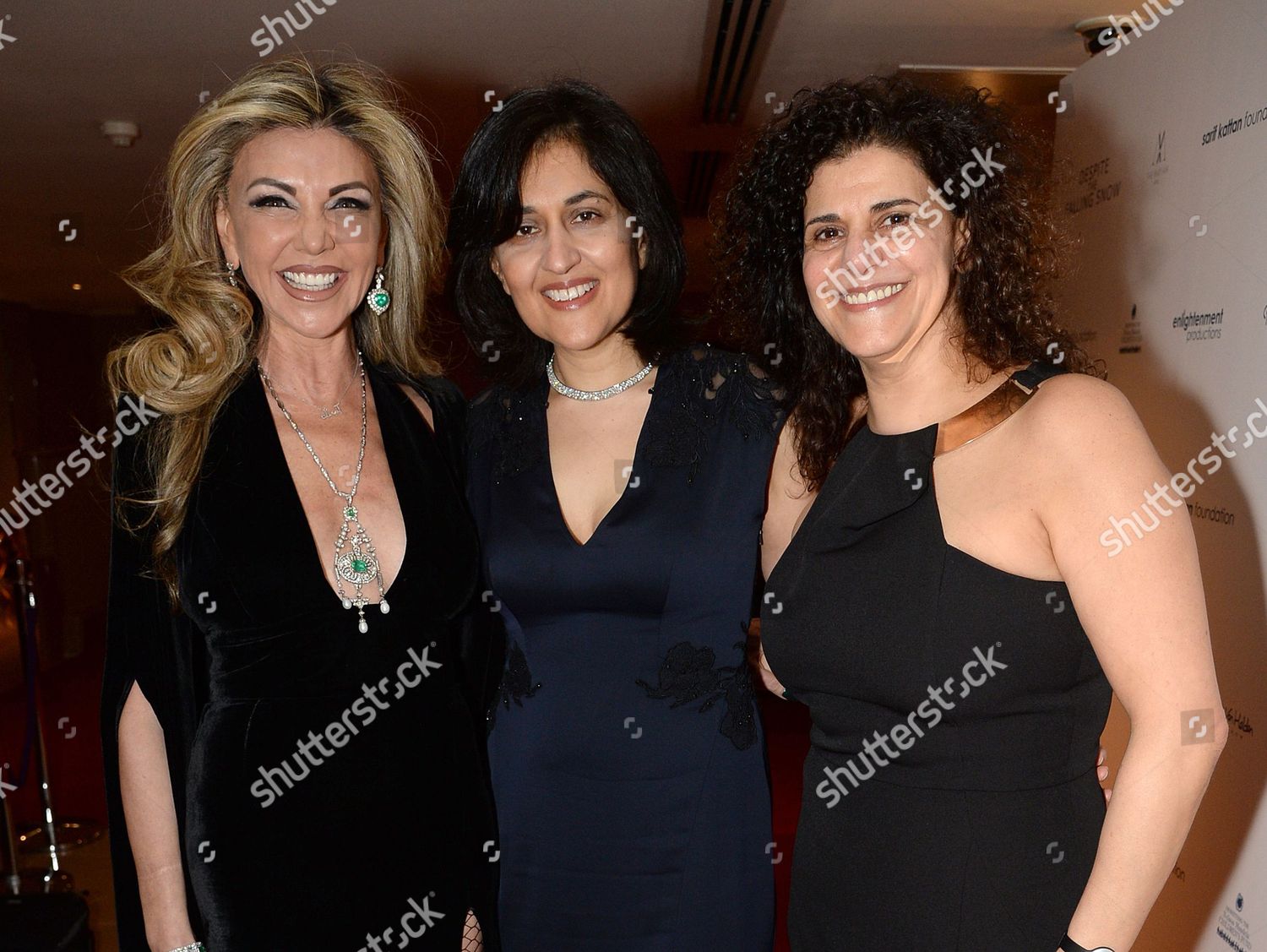 Lisa Tchenguiz Shamim Sarif Hanan Kattan Editorial Stock Photo - Stock ...