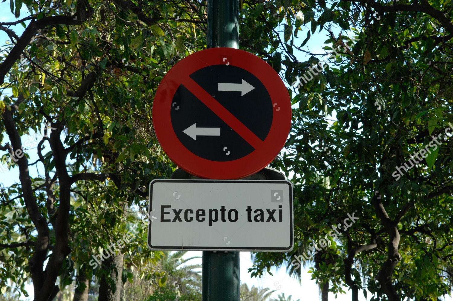 Traffic Sign Malaga Spain Editorial Stock Photo - Stock Image ...