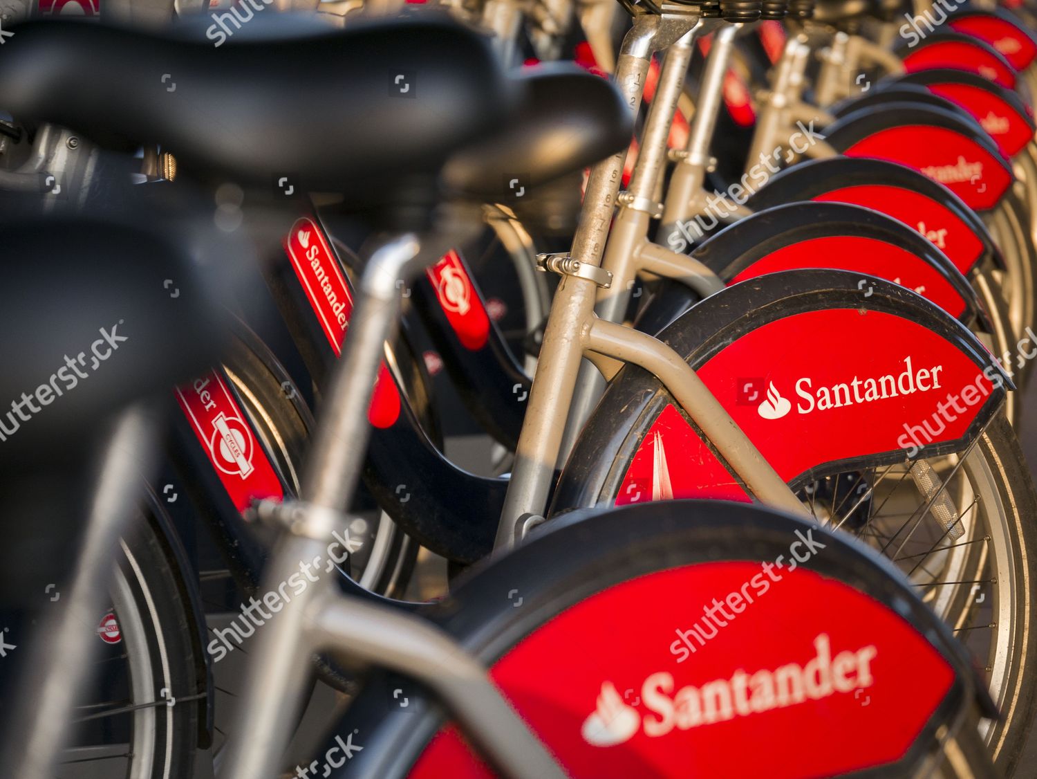 Santander Bicycle Hire Scheme London England Editorial Stock Photo ...