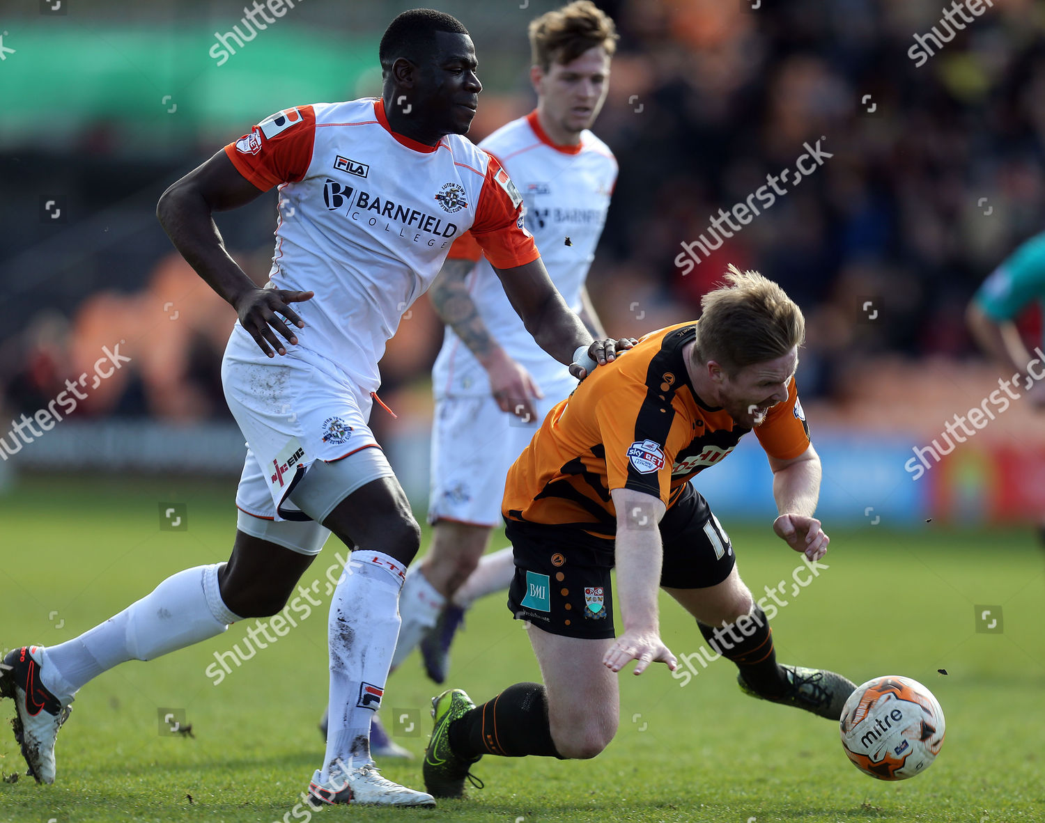 Magnus Okuonghae Luton Town Michael Gash Editorial Stock Photo - Stock ...