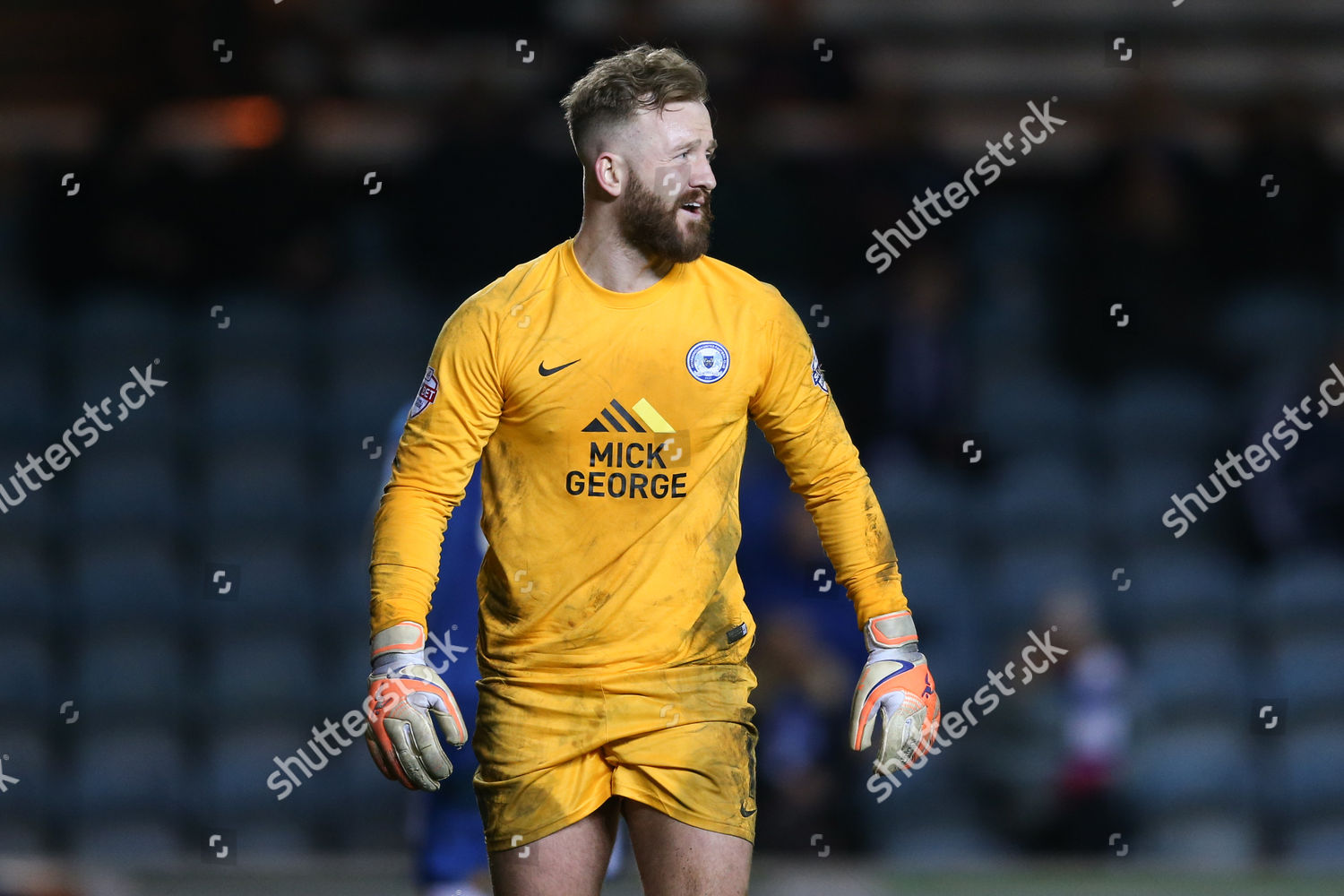 Peterborough United Goalkeeper Ben Alnwick 1 Editorial Stock Photo ...