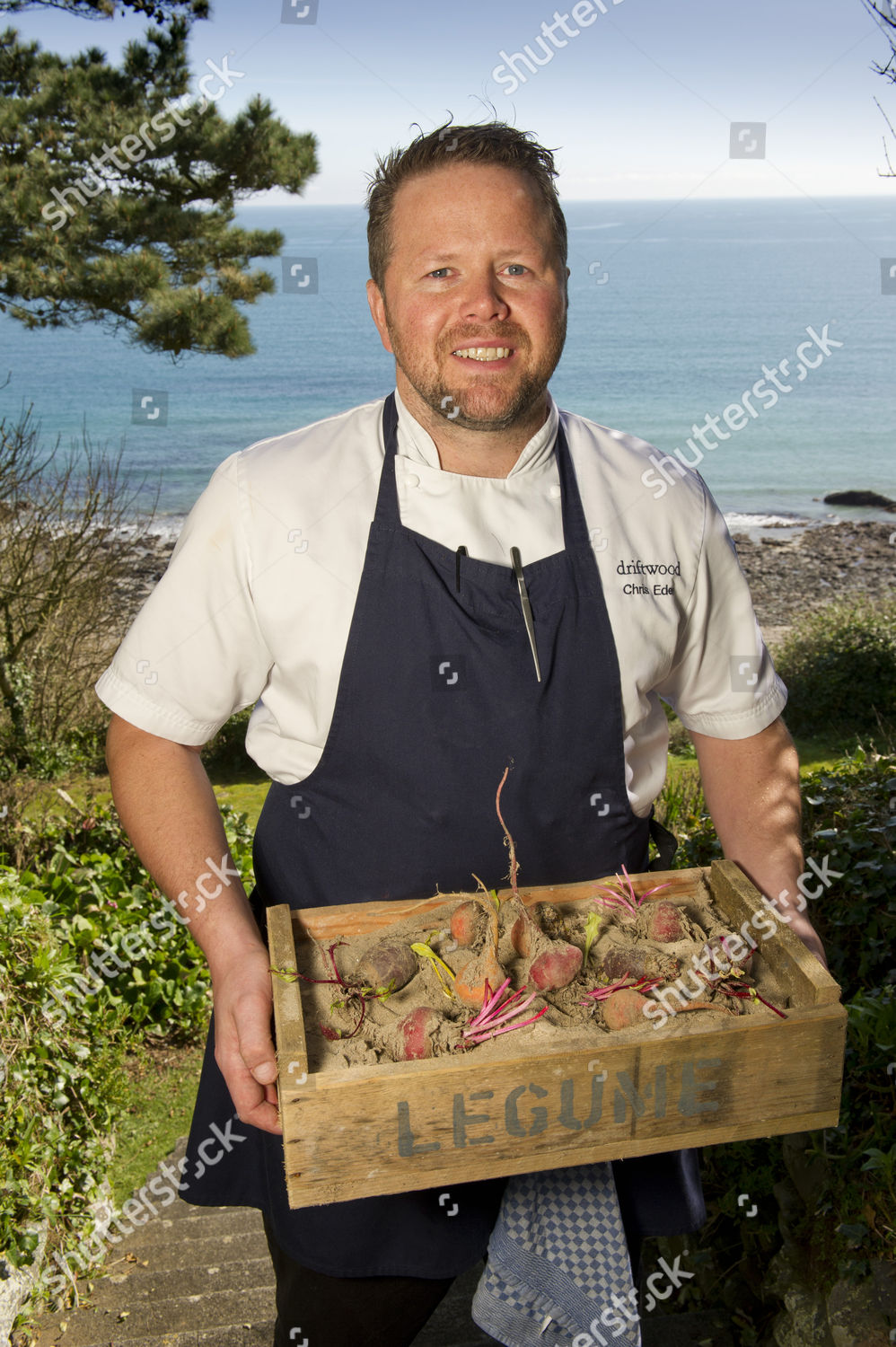 Chris Eden Michelin Starred Chef Driftwood Editorial Stock Photo ...