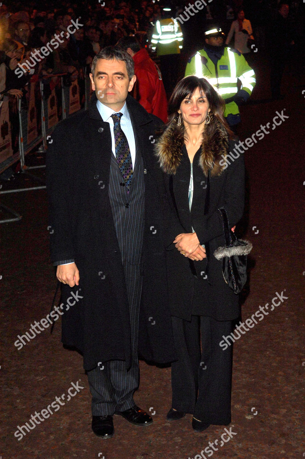 Rowan Atkinson Wife Sunetra Editorial Stock Photo - Stock Image ...