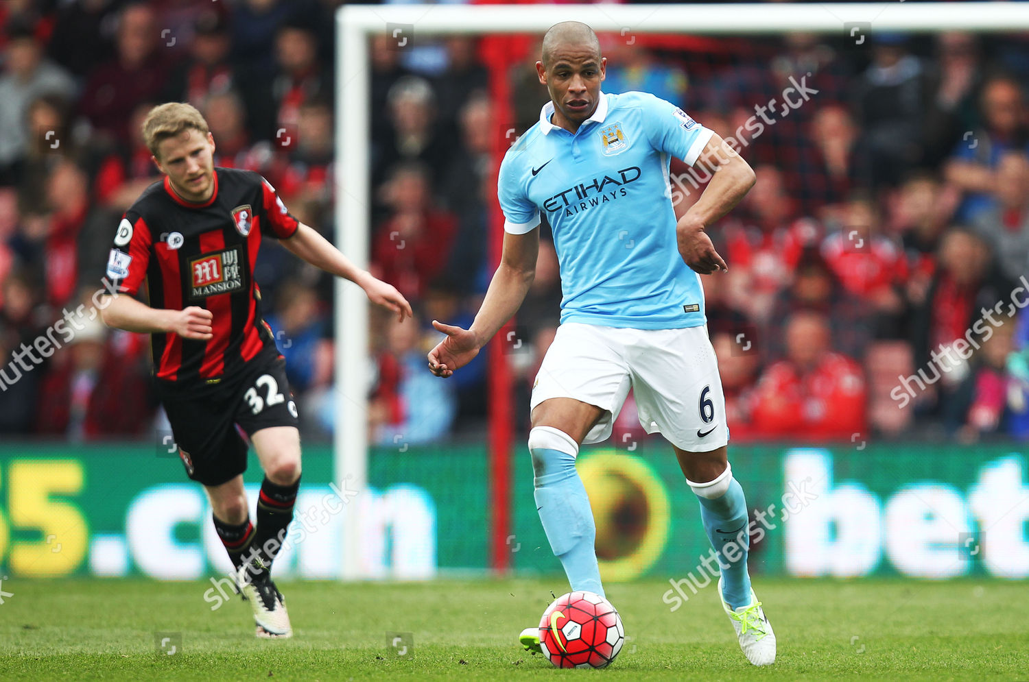 Fernando Manchester City During Barclays Premier Editorial Stock Photo ...