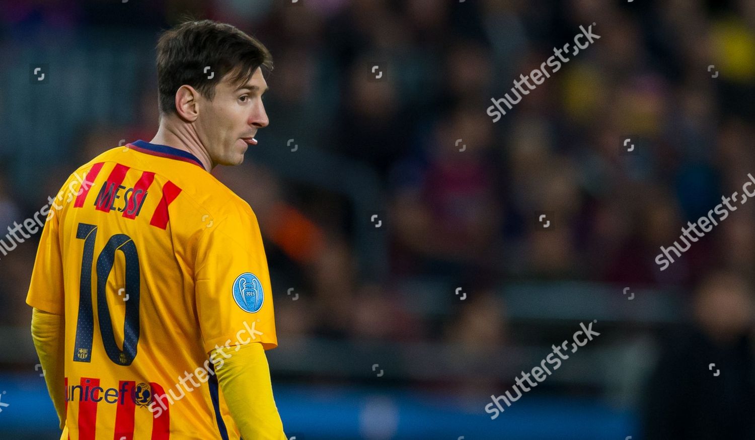 Lionel Messi Fc Barcelona Sticks Out Editorial Stock Photo - Stock ...