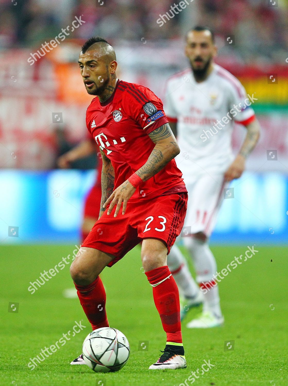 Arturo Vidal Bayern Munich During Champions Editorial Stock Photo ...