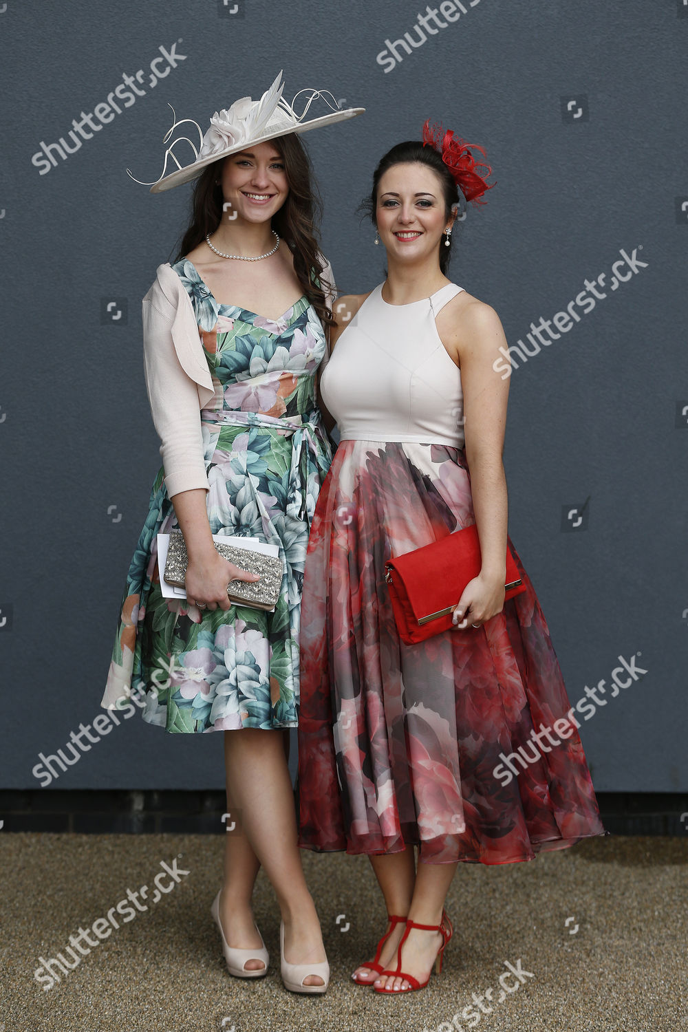 Bethany Griffiths Left Gwenno Edwards Pose Editorial Stock Photo ...
