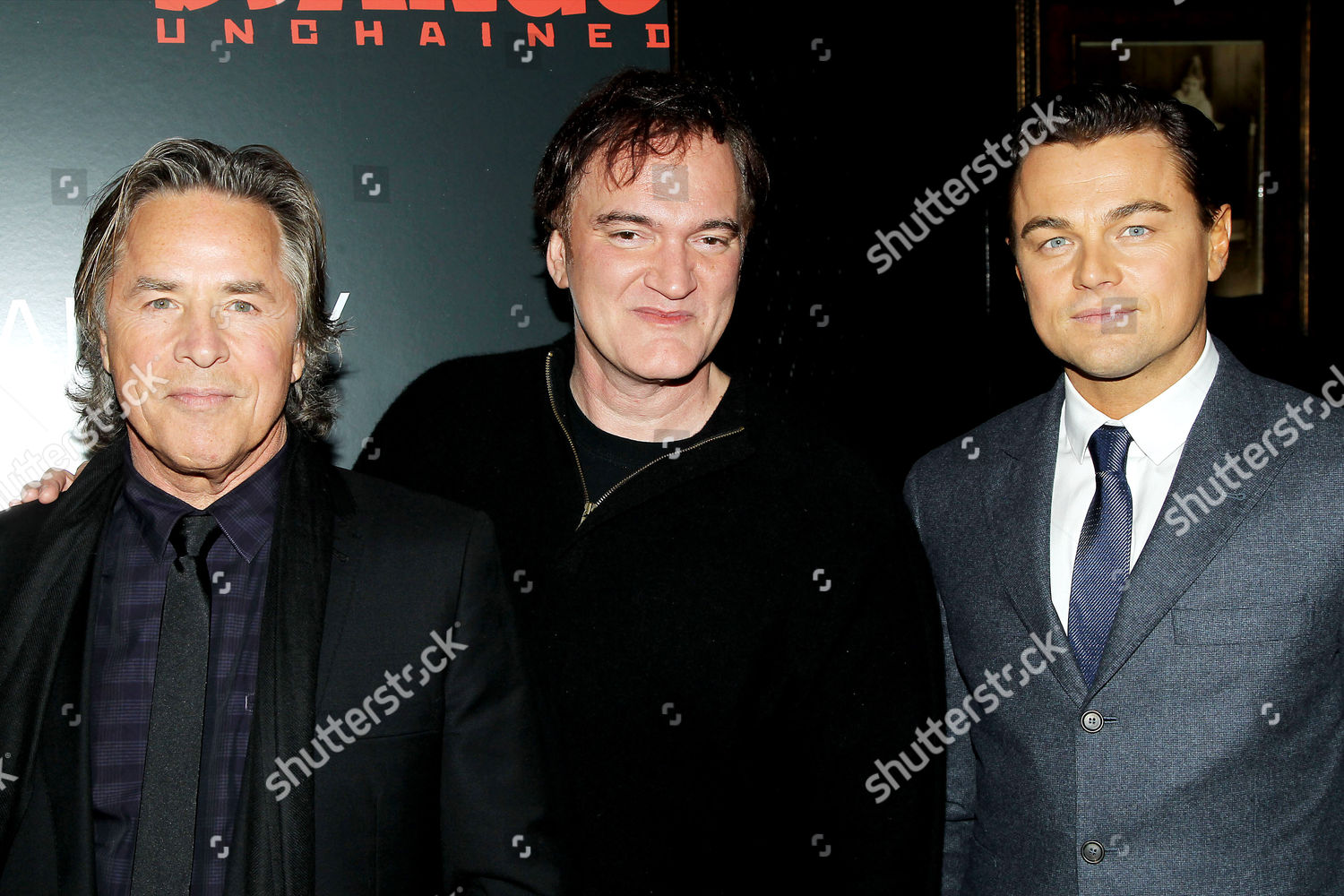 Don Johnson Quentin Tarantino Leonardo Dicaprio Editorial Stock Photo ...