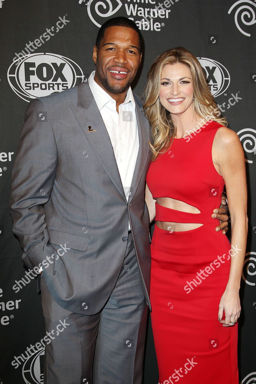 Michael Strahan Erin Andrews Editorial Stock Photo - Stock Image ...