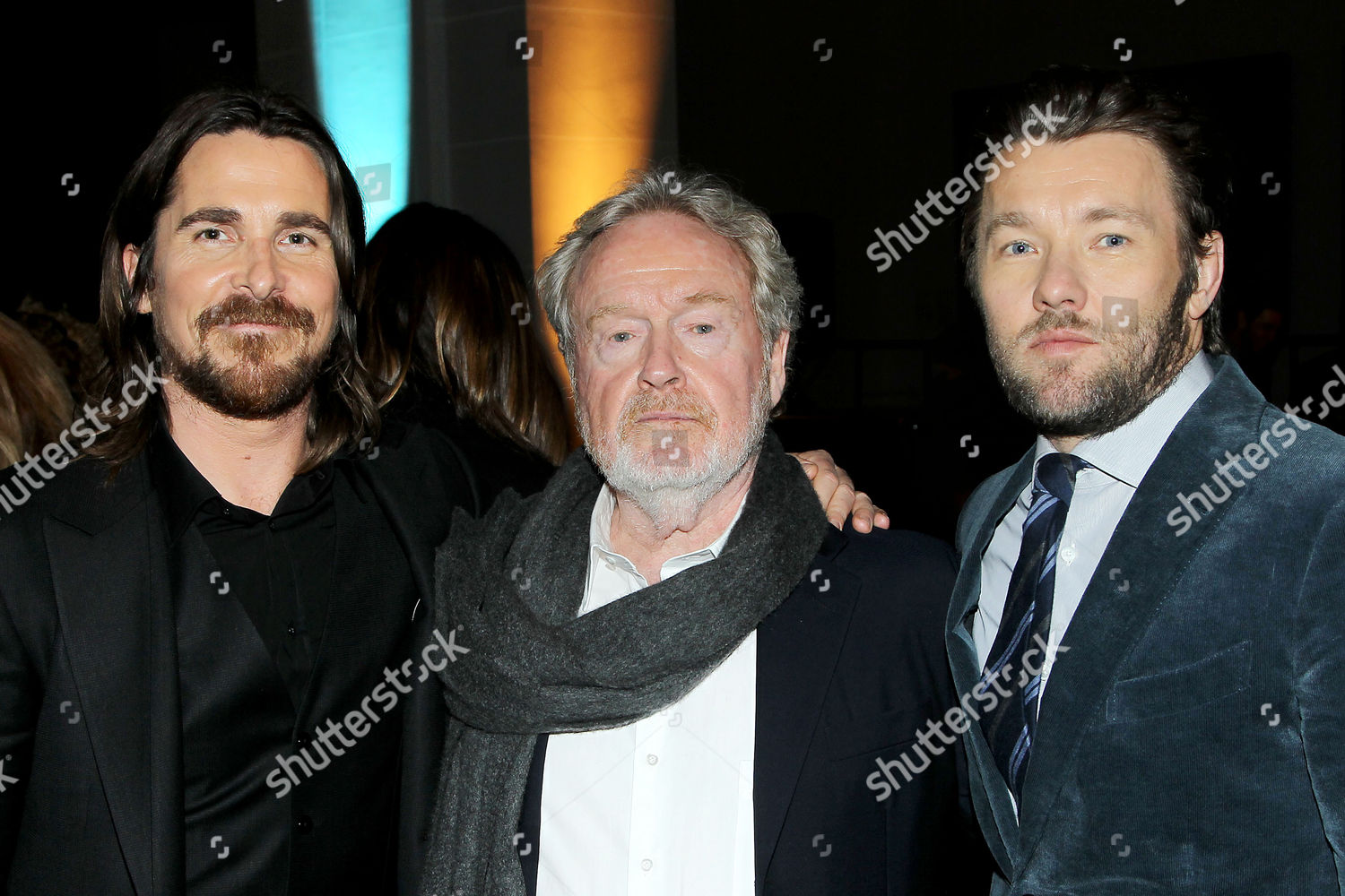 Christian Bale Ridley Scott Director Joel Editorial Stock Photo - Stock ...