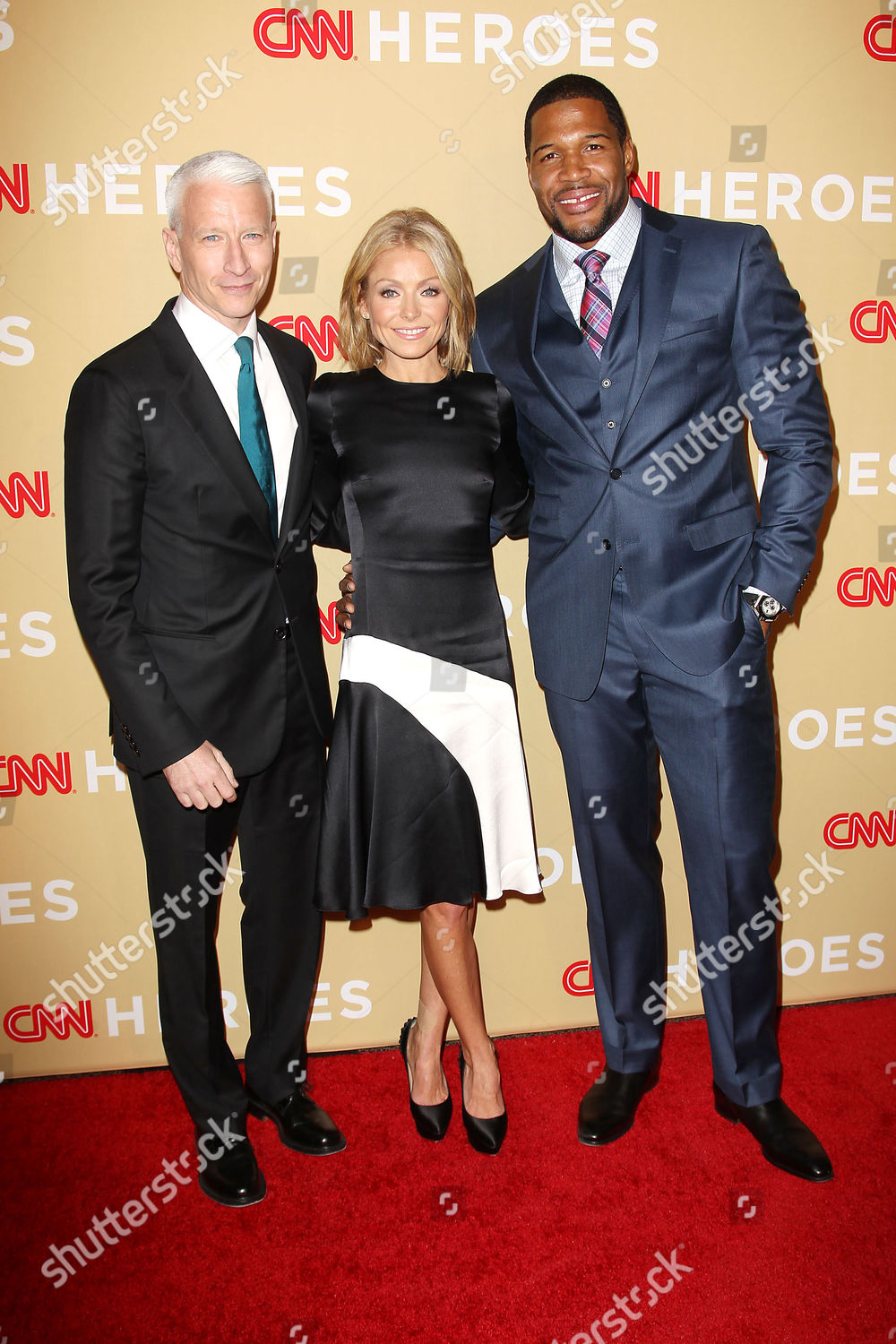 Anderson Cooper Kelly Ripa Michael Strahan Editorial Stock Photo ...