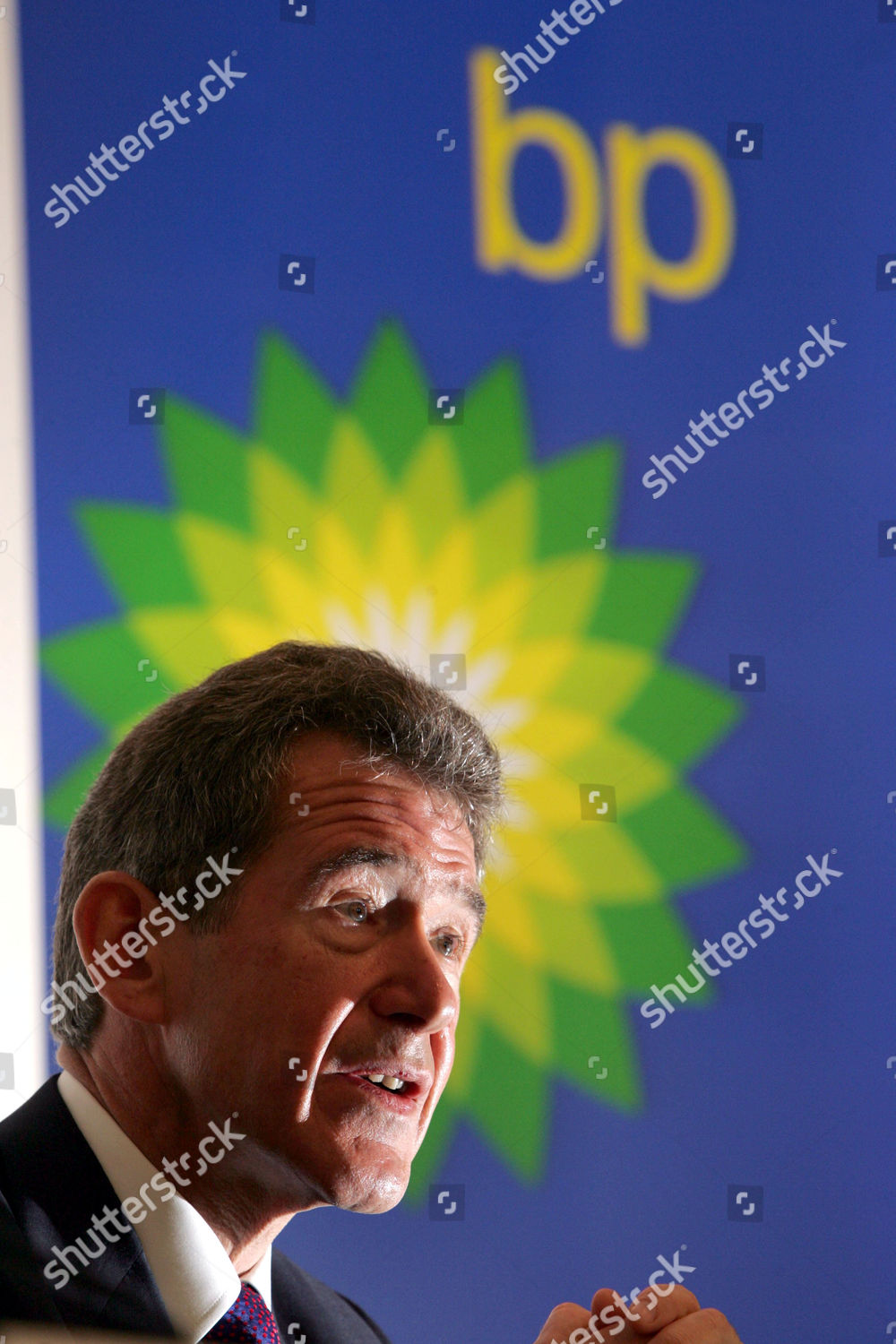 John Browne Bp Chairman Press Conference Editorial Stock Photo - Stock ...