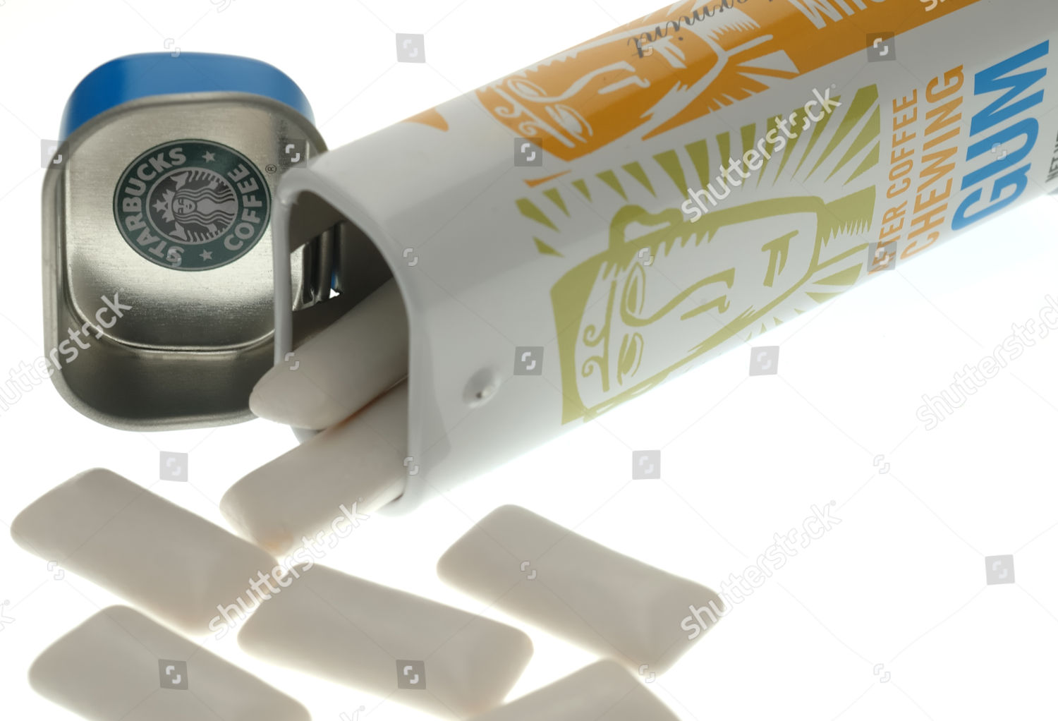 Starbucks After Coffee Chewing Gum Editorial Stock Photo - Stock Image ...