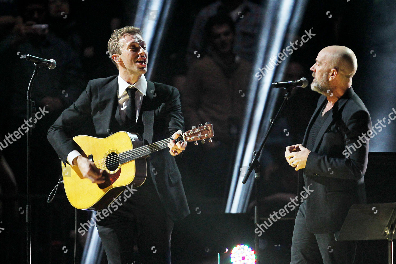 Chris Martin Michael Stipe Editorial Stock Photo - Stock Image ...