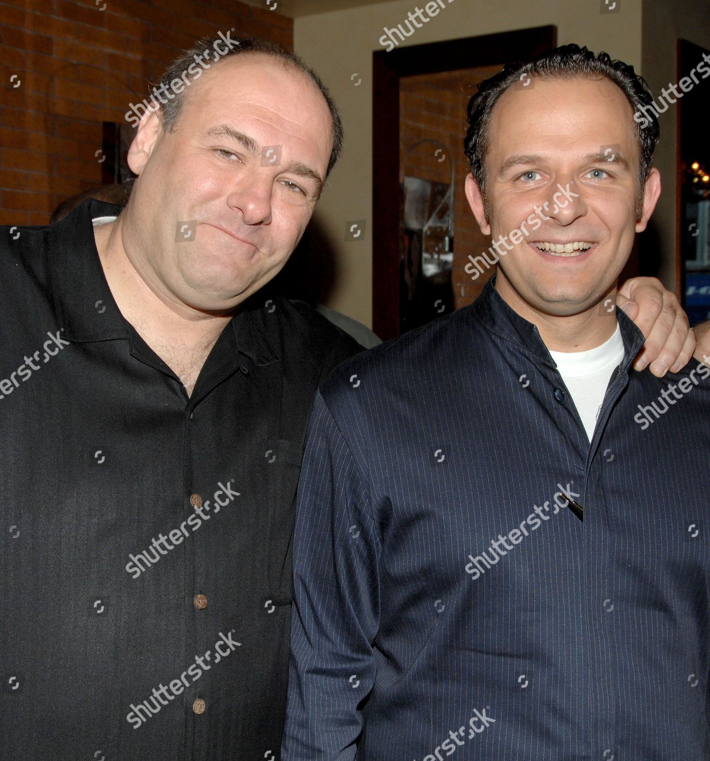 James Gandolfini Fabio Trabocchi Fiamma Chef Editorial Stock Photo ...