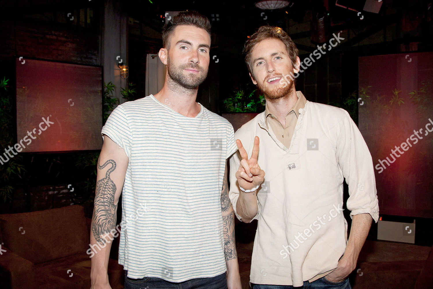 Adam Levine Jesse Carmichael Maroon 5 Editorial Stock Photo - Stock ...