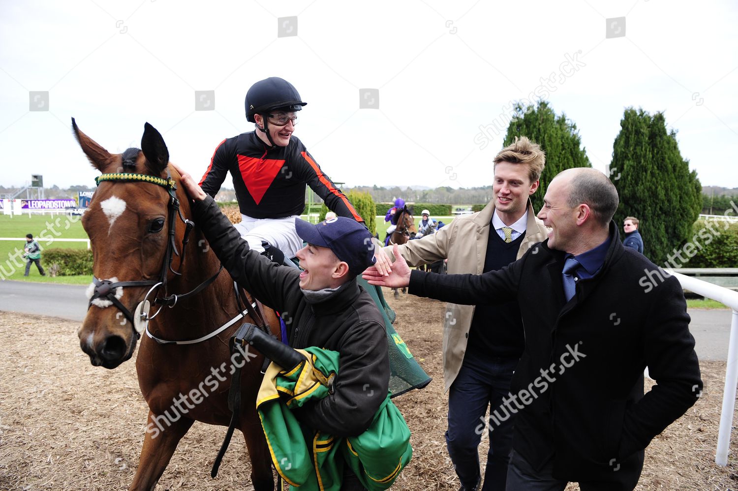Leopardstown Jet Setting Shane Foley Congratulated Editorial Stock ...