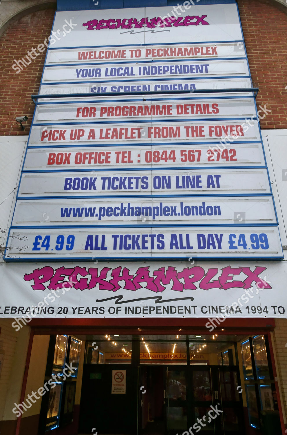 Peckhamplex Multiscreen Cinema Peckham South London Editorial Stock ...