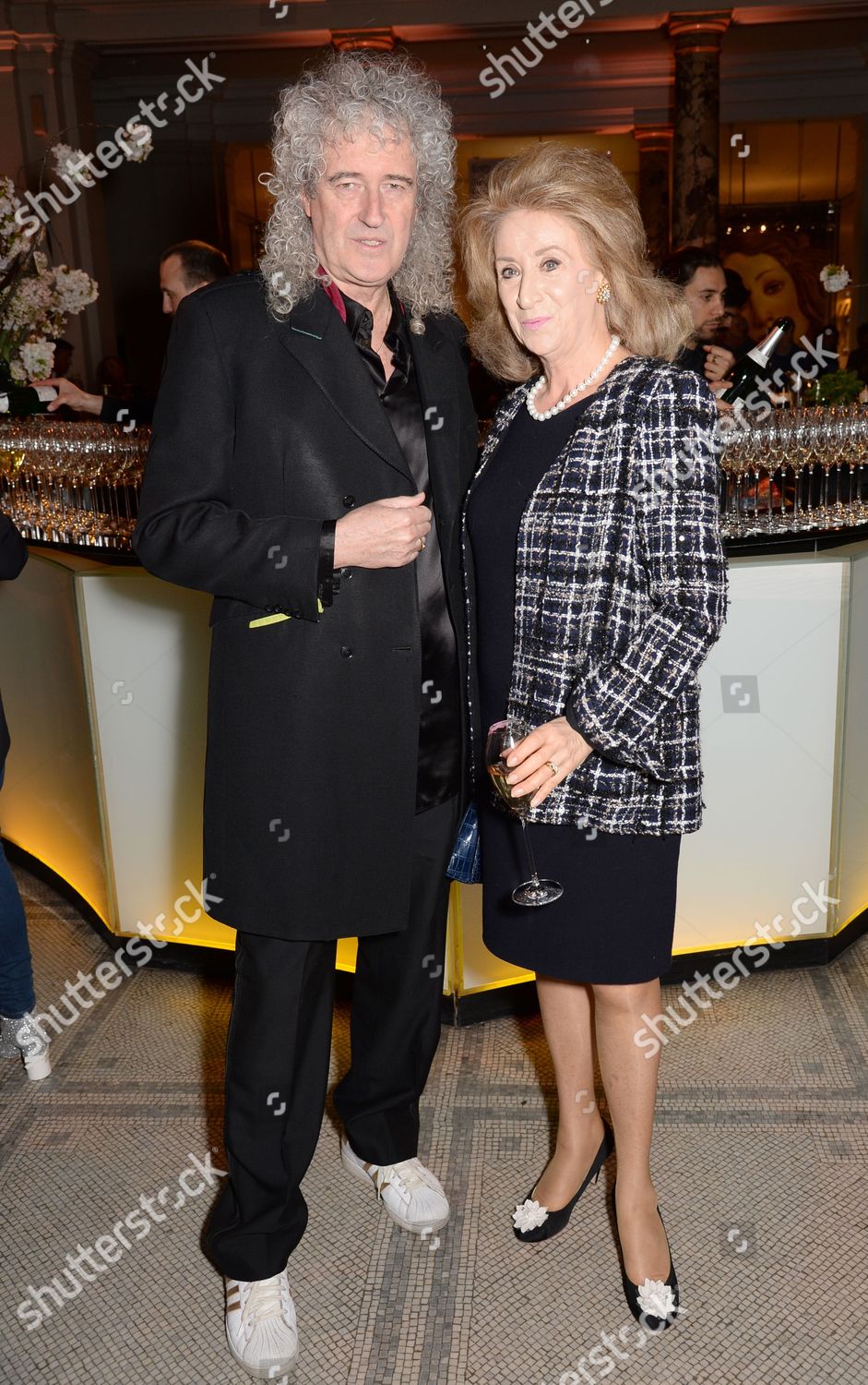 Brian May Lady Estelle Wolfson Editorial Stock Photo - Stock Image ...