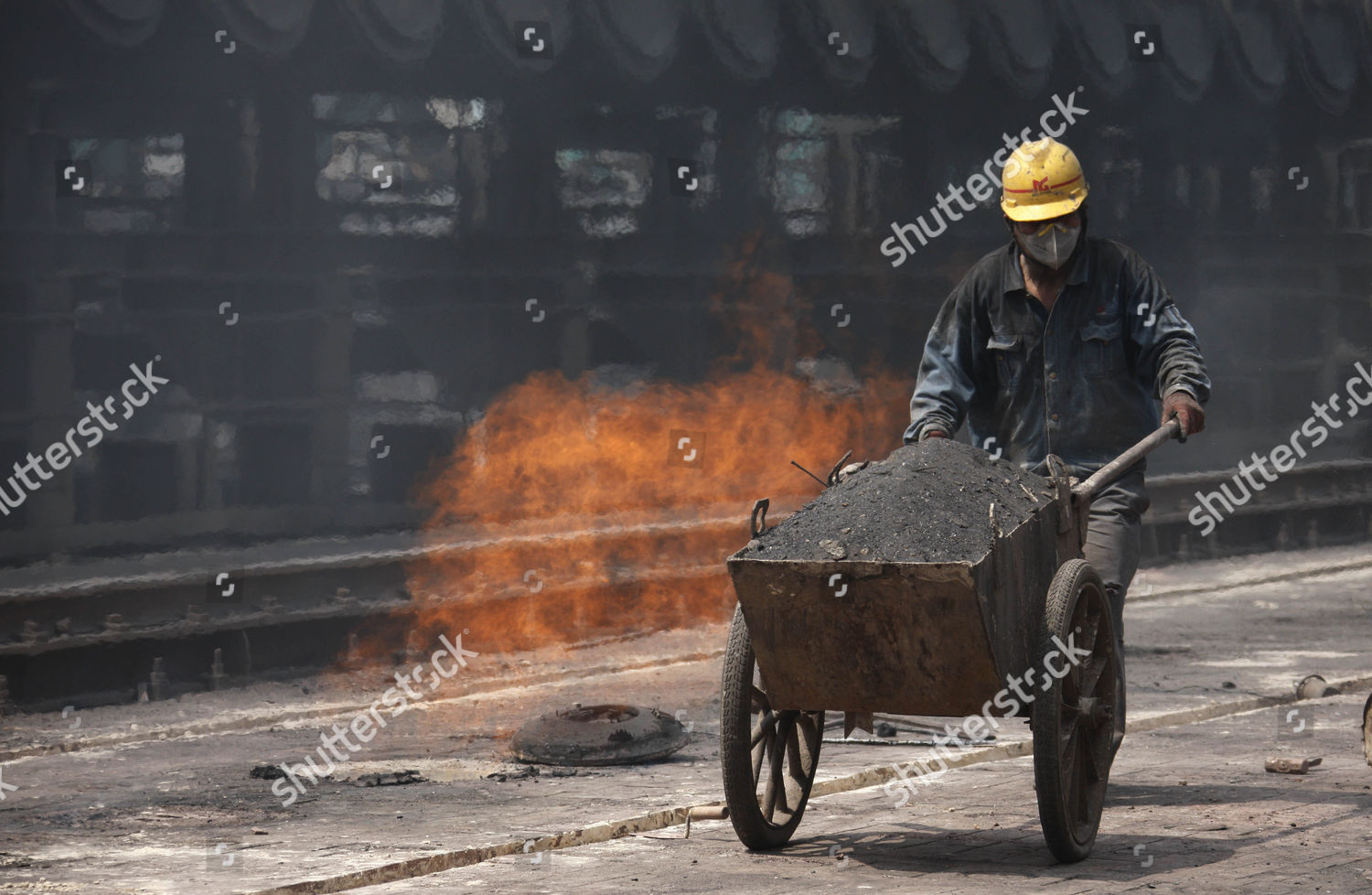 Coke Oven Workers Editorial Stock Photo - Stock Image | Shutterstock