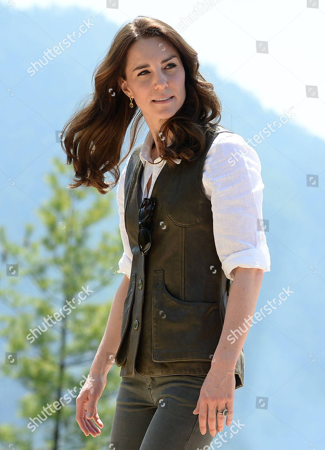 Catherine Duchess Cambridge Treks Tigers Nest Editorial Stock Photo ...