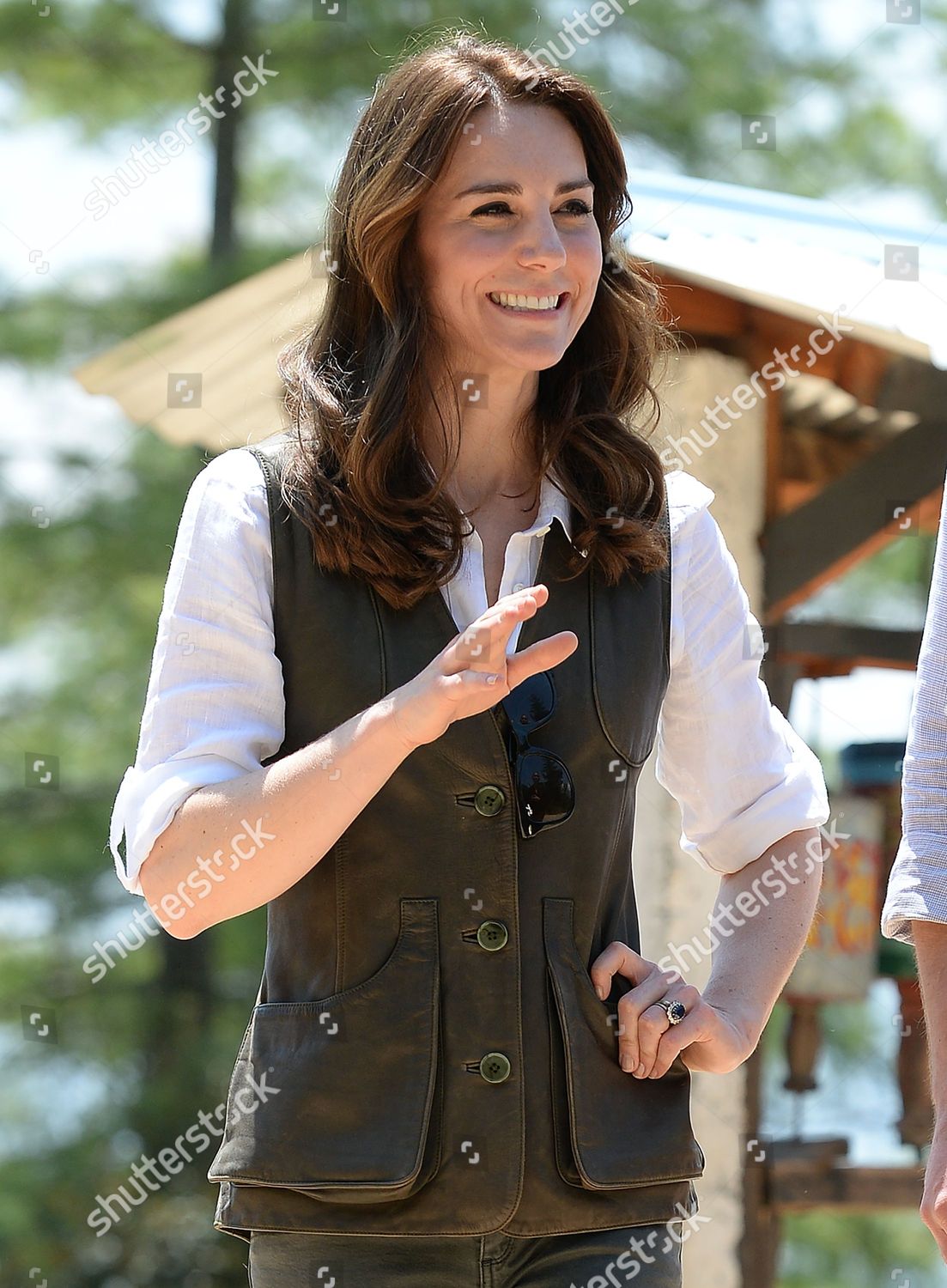 Catherine Duchess Cambridge Treks Tigers Nest Editorial Stock Photo ...