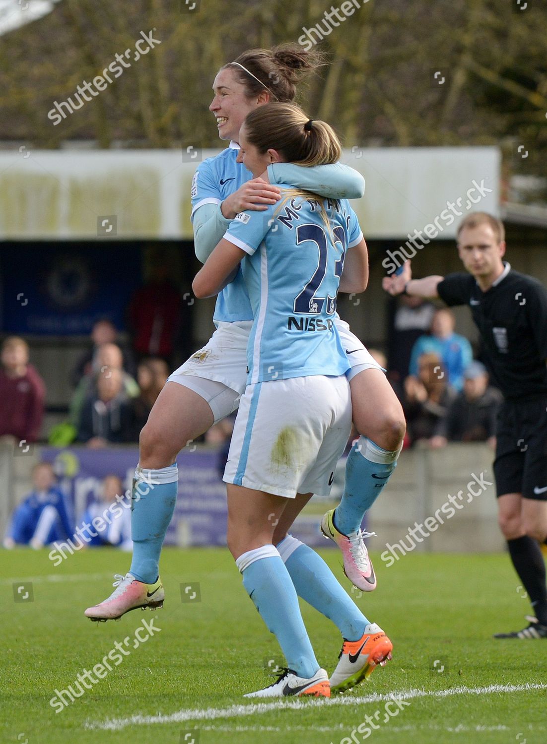 Jane Ross Manchester City Scores Celebrates Editorial Stock Photo ...