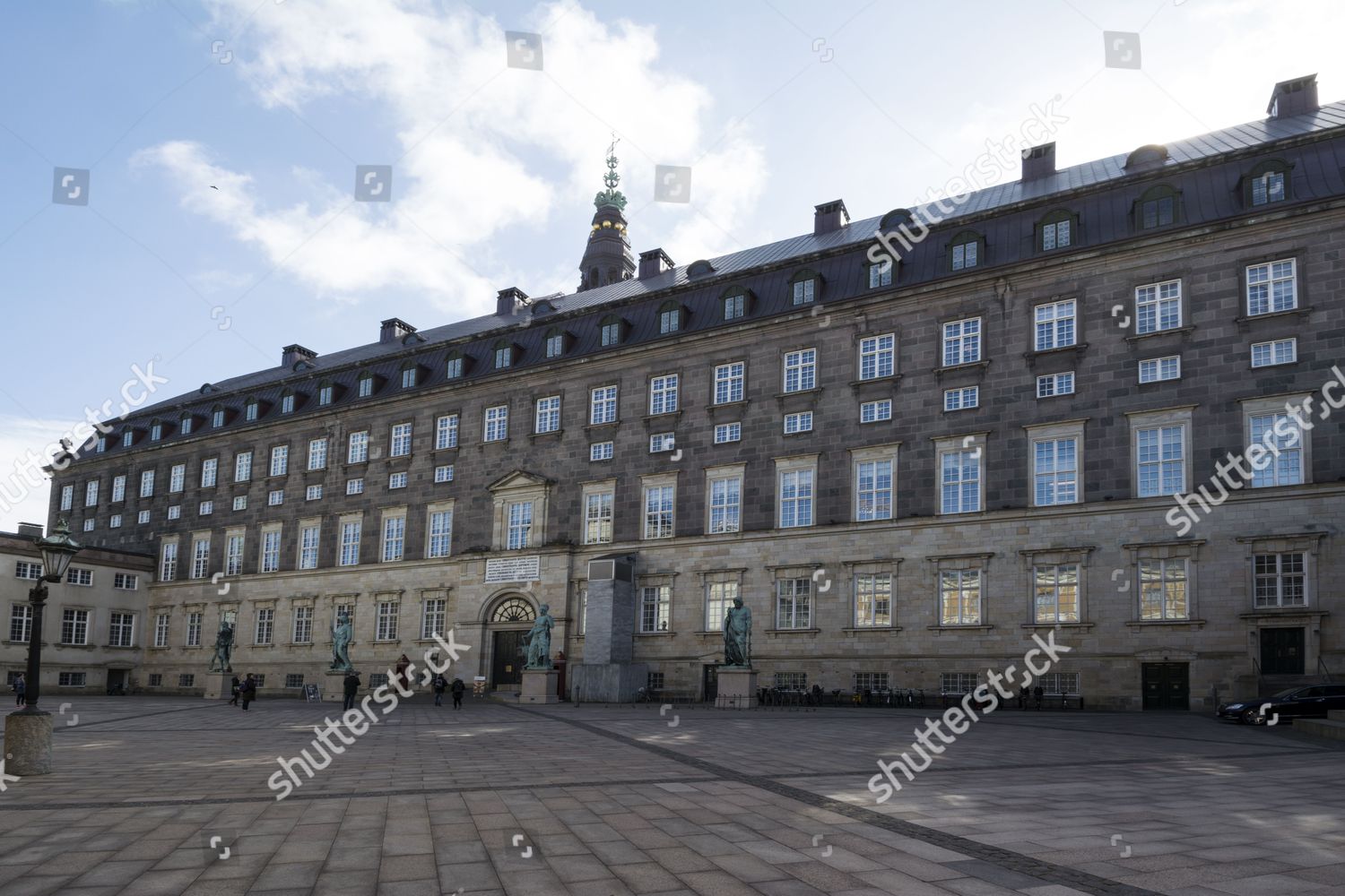 Danish Parliament Called Folketing Located Christiansborg Editorial ...