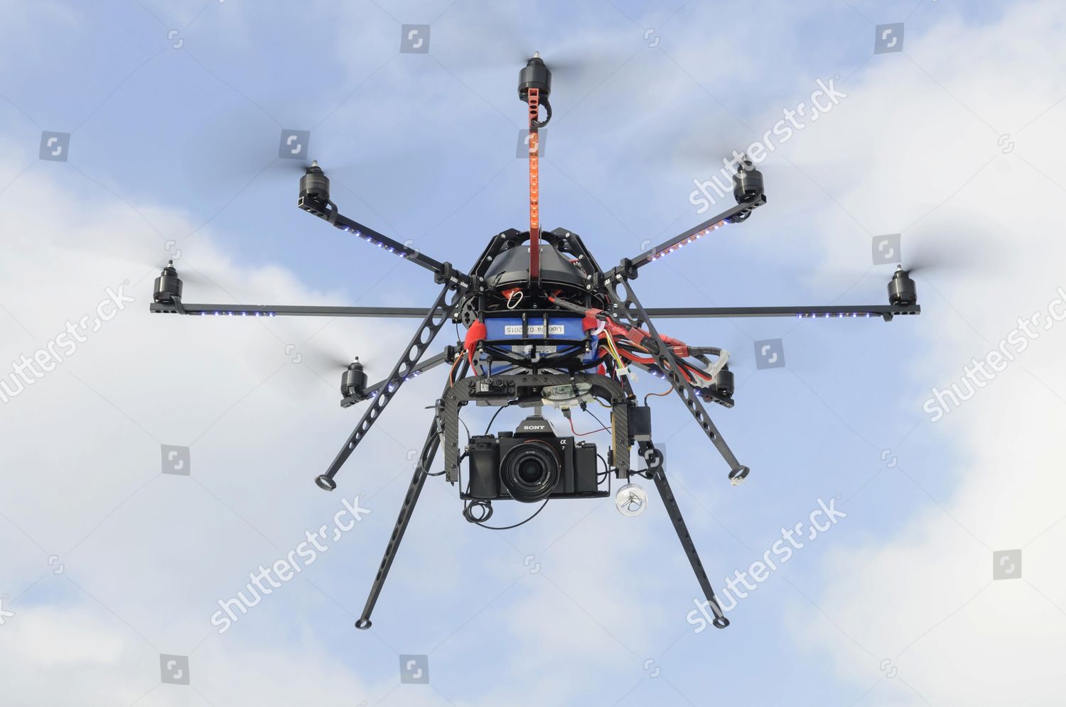 Oktocopter Drone Multicopter Flying Camera North Editorial Stock Photo ...