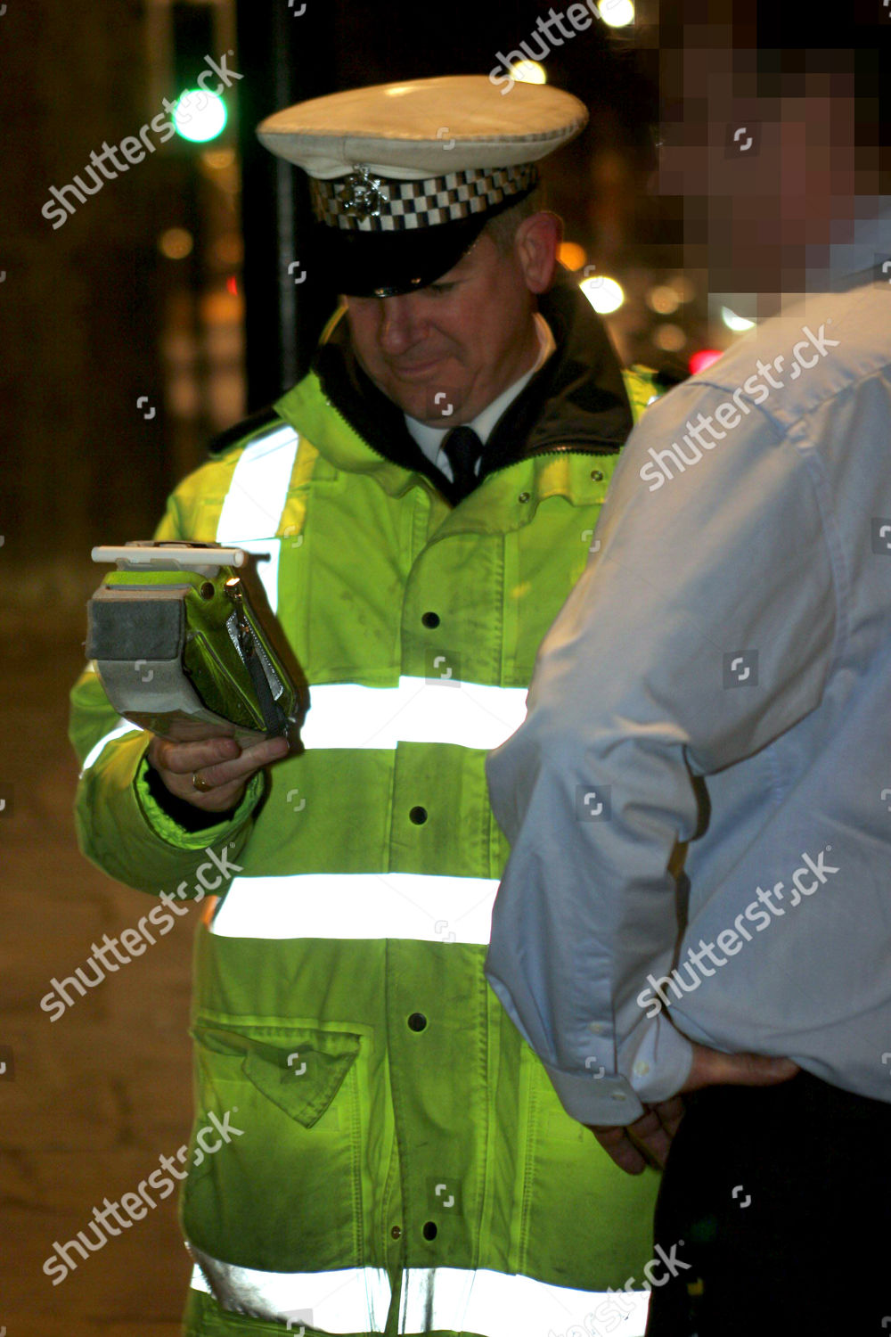 Driver Being Breathalysed By Police Editorial Stock Photo - Stock Image ...