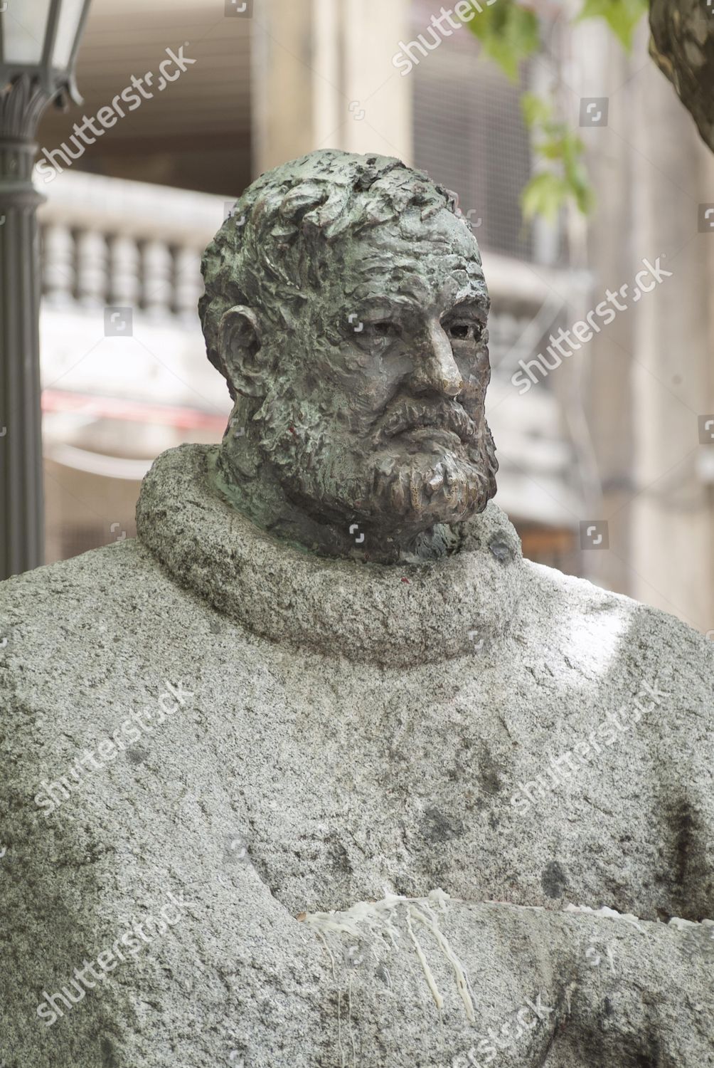 Bronze Sculpture Ernest Hemingway Statue 1968 Editorial Stock Photo ...