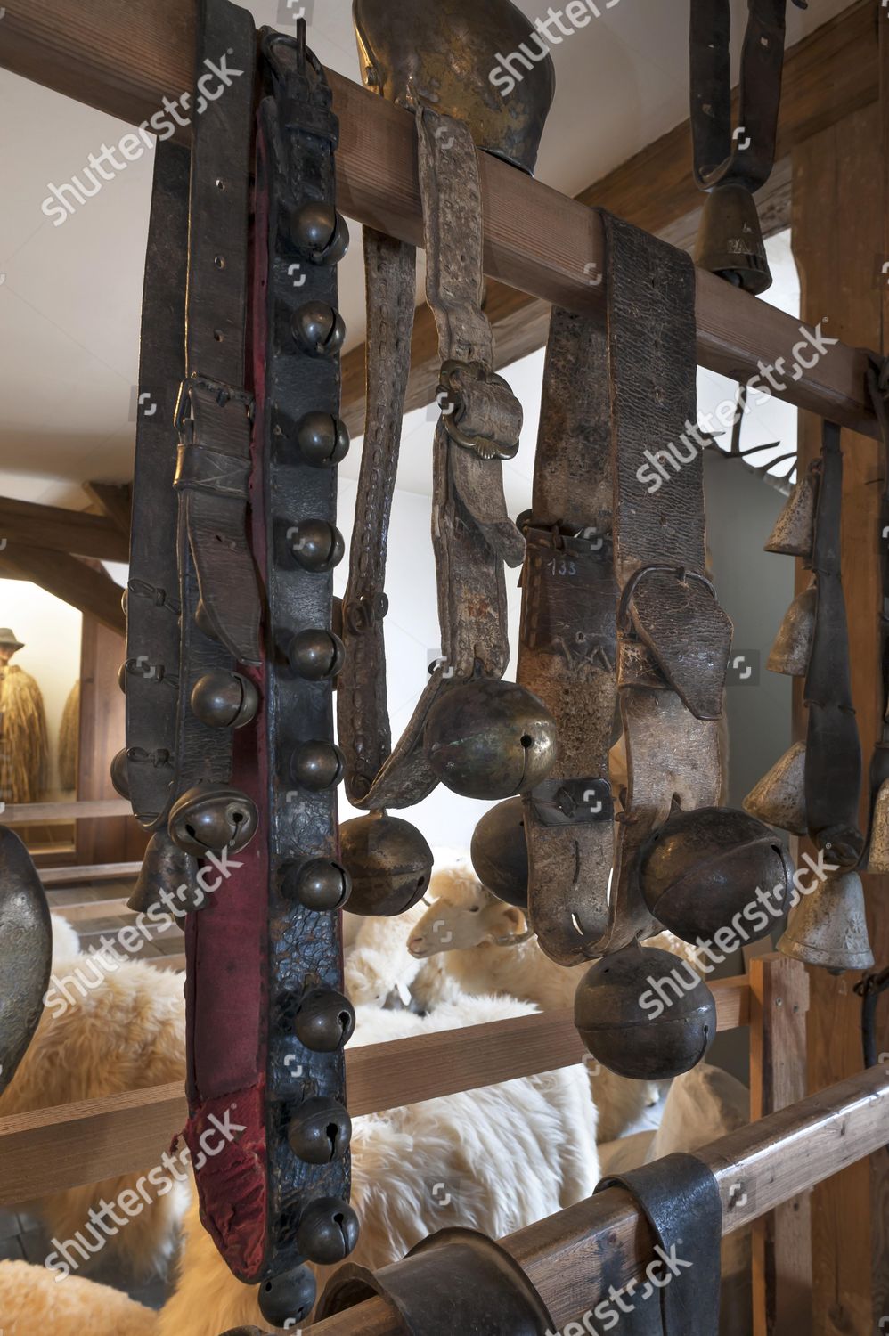 Cowbells Left Horse Sleigh Bell On Editorial Stock Photo - Stock Image ...