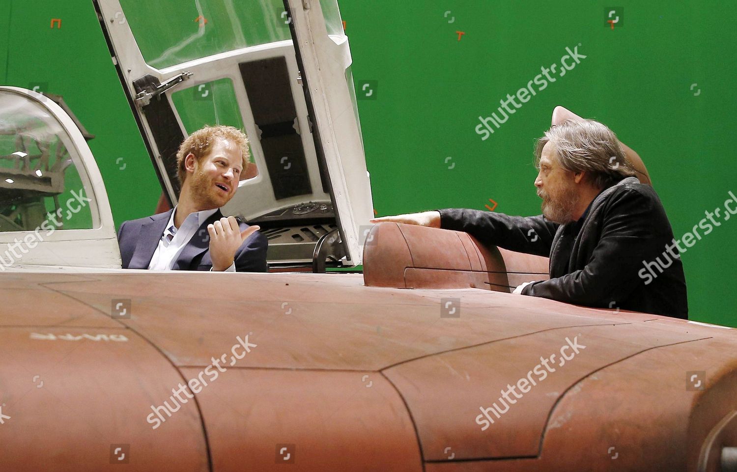 Prince Harry Sits Awing Fighter He Editorial Stock Photo - Stock Image ...